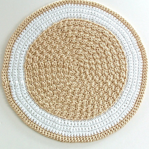 Ravelry: Round Crochet Rug - A Quick to Stitch Project pattern by Julie ...