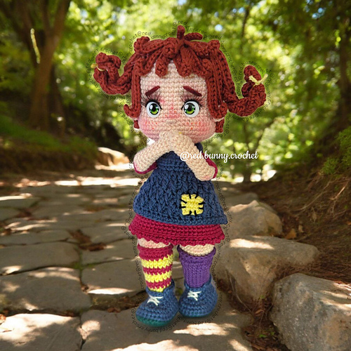 Ravelry: My little Pippi pattern by RedBunny Crochet