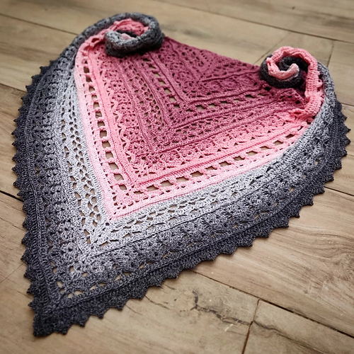 Ravelry: LoveTea Shawl pattern by Red Teapot Atelier