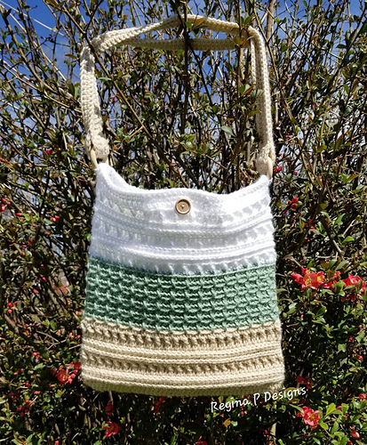 Ravelry: Stitch Sampler Bag pattern by Regina P Designs