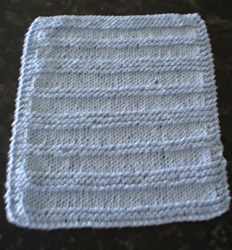 Ravelry: Ridged Knit Dishcloth #2242 pattern by Bernat Design Studio