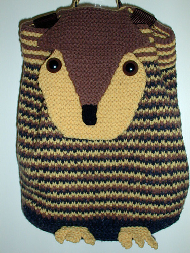 Ravelry: Owl BackPack pattern by Morehouse Designs