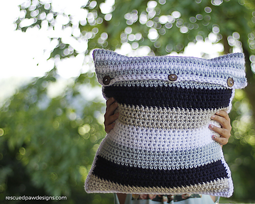 Ravelry: Striped Pillow pattern by Krista Cagle
