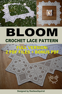 Ravelry: Bloom lace (full version) pattern by Roberta Spėčienė