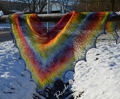 Ravelry: Rewda's Water Leaves Lace Shawl