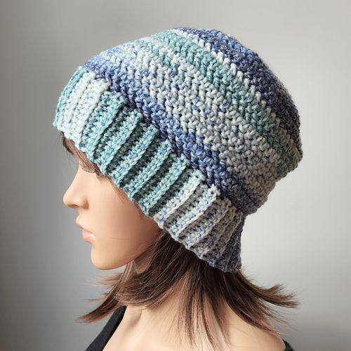 Ravelry: Herringbone Half Double Hat pattern by Rhondda Mol (Oombawka ...