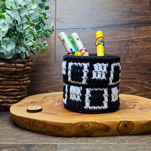 Ravelry: Upcycled Mosaic Tin Can Cover pattern by Rhondda Mol (Oombawka ...