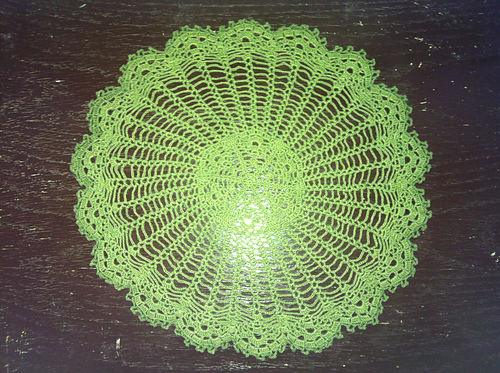 Ravelry: Spanish Fan Doily #S-897 pattern by Coats & Clark