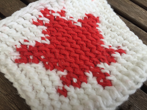 Ravelry: Canadian Maple Leaf Cup Cozy pattern by Rich Textures Crochet