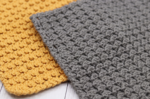 Ravelry: Easy Textured Dishcloth pattern by Rich Textures Crochet