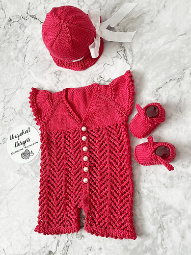 Ravelry: 'Victoria' 3 piece set pattern by Caroline Richards