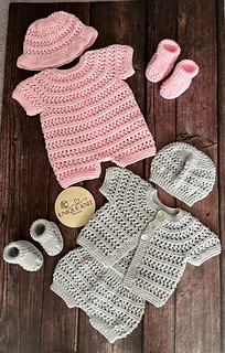 Ravelry: 'Malibu' Multi piece set pattern by Caroline Richards
