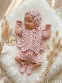 Ravelry: 'Angelica' 4 piece set pattern by Caroline Richards