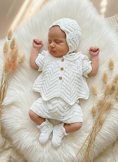 Ravelry: 'Angelica' 4 piece set pattern by Caroline Richards