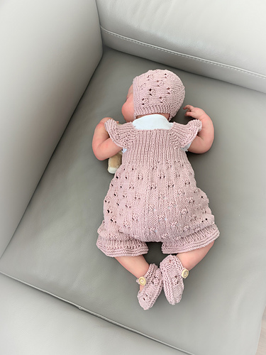 Ravelry: "Treacle" Romper set pattern by Caroline Richards