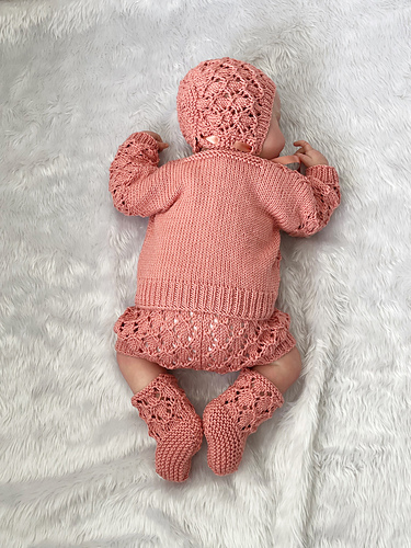 Ravelry: "Caraway" 4 piece set pattern by Caroline Richards