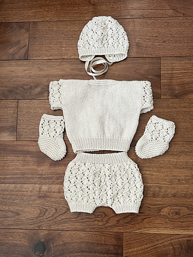 Ravelry: "Caraway" 4 piece set pattern by Caroline Richards