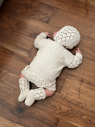 Ravelry: "Caraway" 4 piece set pattern by Caroline Richards