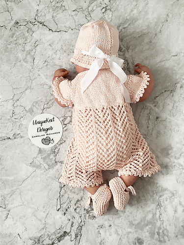 Ravelry: 'Victoria' 3 piece set pattern by Caroline Richards