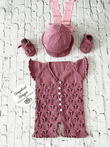 Ravelry: 'Victoria' 3 piece set pattern by Caroline Richards