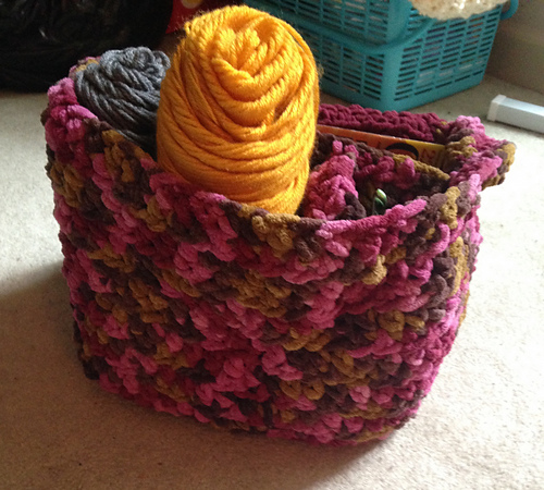 Ravelry: Plum Bedside Caddy pattern by Rilla Edwards