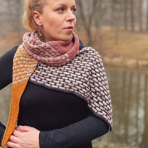Ravelry: Bricky Shawl pattern by Rina Lehmann