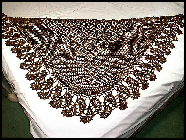Ravelry: RitaMiller's Spiderweb Shawl