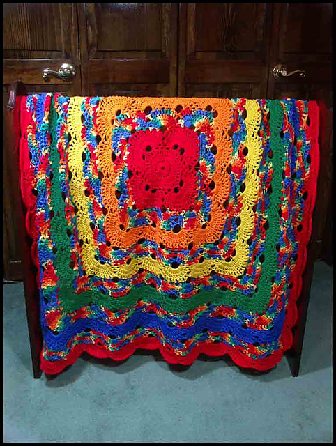 Ravelry: RitaMiller's Virus Blanket #2