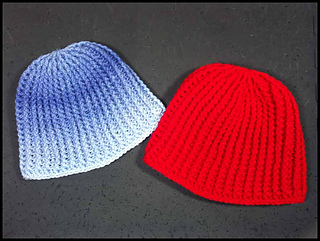 Ravelry: RitaMiller's Quick & Easy Ribbed Hats