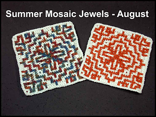 Ravelry: RitaMiller's Summer Mosaic Jewels - August (test)