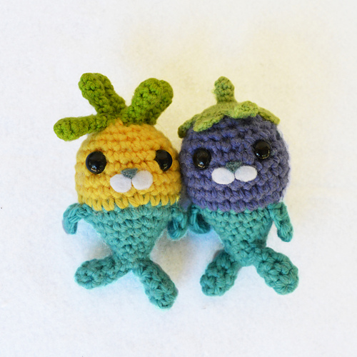 Ravelry: Tunip and the Purple Vegimal pattern by Roaming Pixies