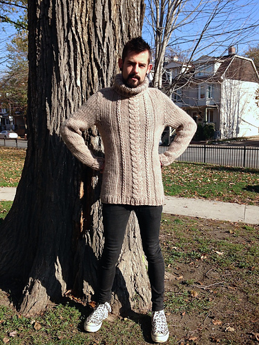 Ravelry: Not A Boyfriend Sweater pattern by Robbie Laughlin