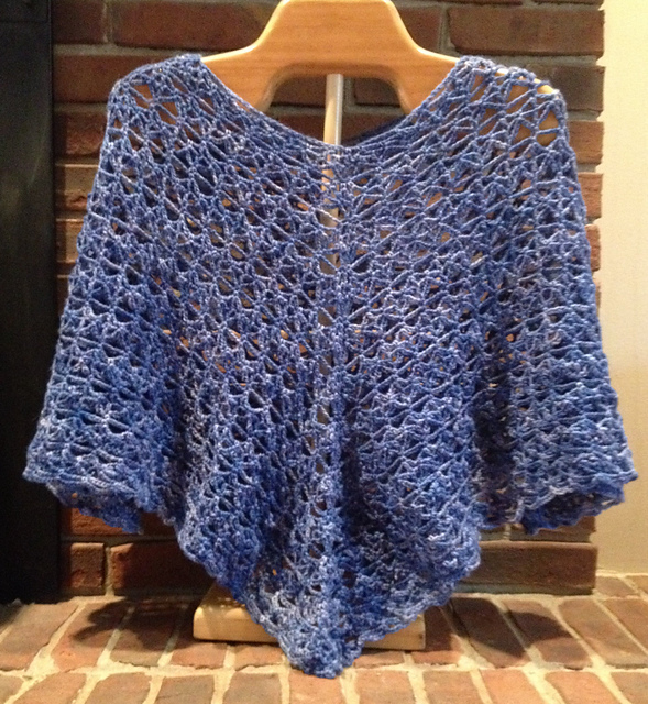 Ravelry: Lacy Lattice Poncho pattern by Cathy Robbins
