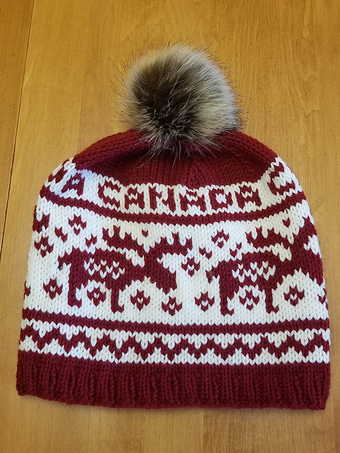 Ravelry: Canadian Moose Hat pattern by Robyn Fiori