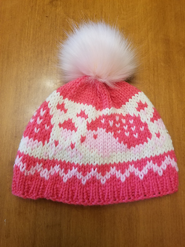 Ravelry: Hedgehog Stranded Knitting Hat pattern by Robyn Fiori