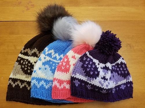 Ravelry: Hedgehog Stranded Knitting Hat pattern by Robyn Fiori