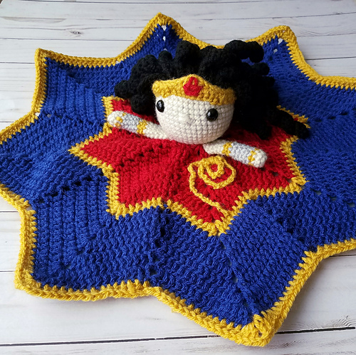 Ravelry: Wonder Woman Lovey pattern by Angela Thomas
