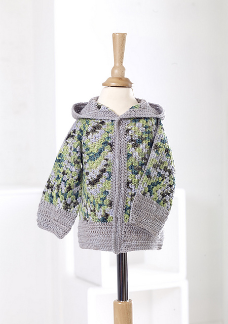 Ravelry: Camo Hoodie pattern by Manos Yarns UK (Rooster Yarns)