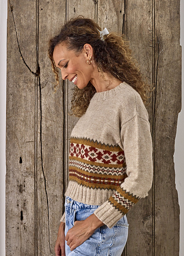 Ravelry: Wild Rose Sweater pattern by Monica Russel