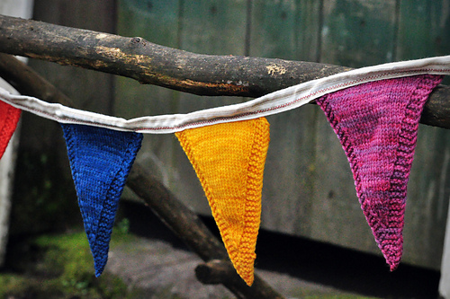 Ravelry: Farm Stand Flags (Knit) pattern by Sarah Young