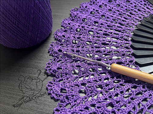 Ravelry: Crown of Petals Hand Fan pattern by Brandi Brewer