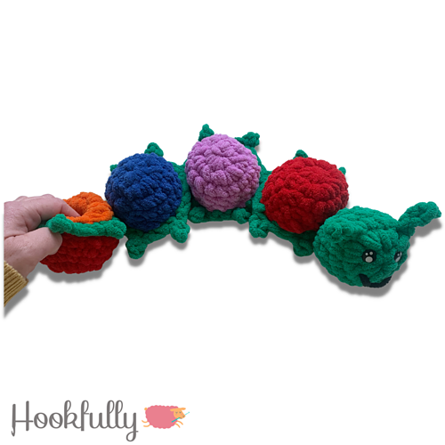 Ravelry: Reversible Caterpillar - Flippy Friends pattern by Rose Hudd