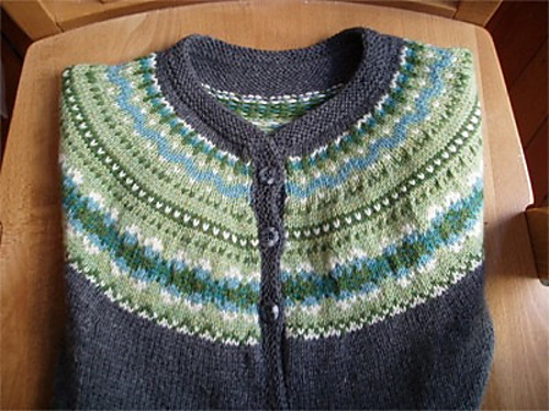 Ravelry: Fair Isle Yoke Cardigan pattern by Elizabeth Zimmermann
