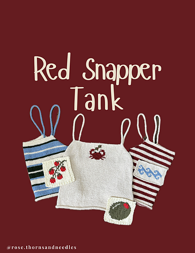 Ravelry: Red Snapper Tank pattern by Rose.thornsandneedles