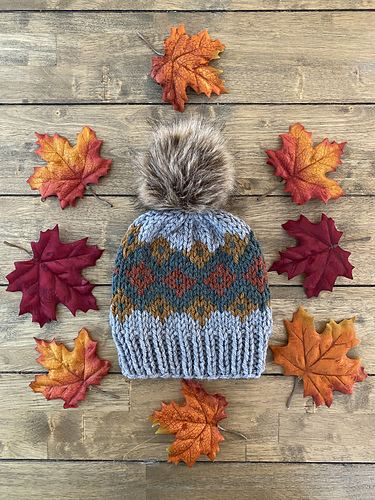 Ravelry: Autumn Bloom Hat pattern by RosiePosieKnitCo