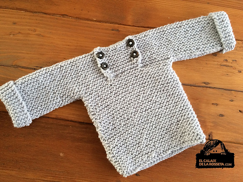 Ravelry: Natural Baby Pullover pattern by Marta Porcel