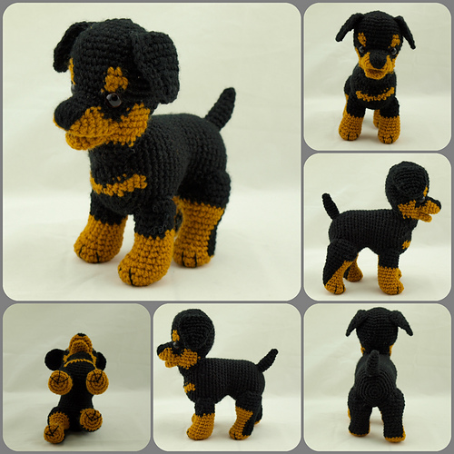 Ravelry: Rottweiler puppy pattern by Rosaura Valdez