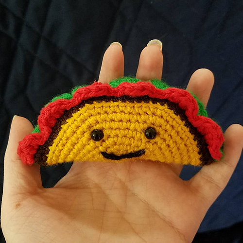 Ravelry: Happy Little Taco pattern by Melissa's Crochet Patterns