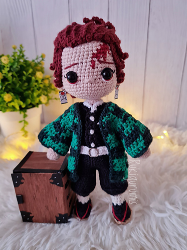 Ravelry: Kamado Tanjiro pattern by Camila Cabalin