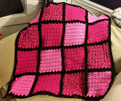 Ravelry: I Love Pink Blanket pattern by Salena Baca